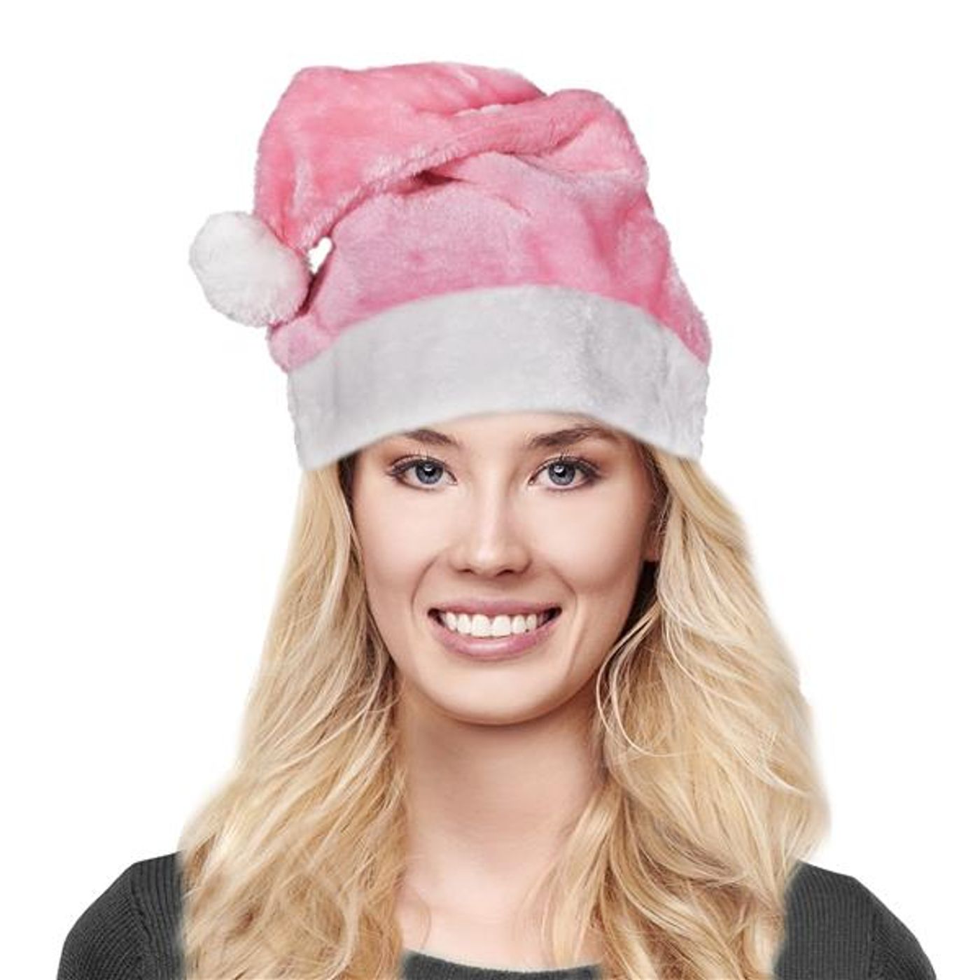 Pink Santa Plush Hat | CustomBalloonNow.com | SKU# 11175