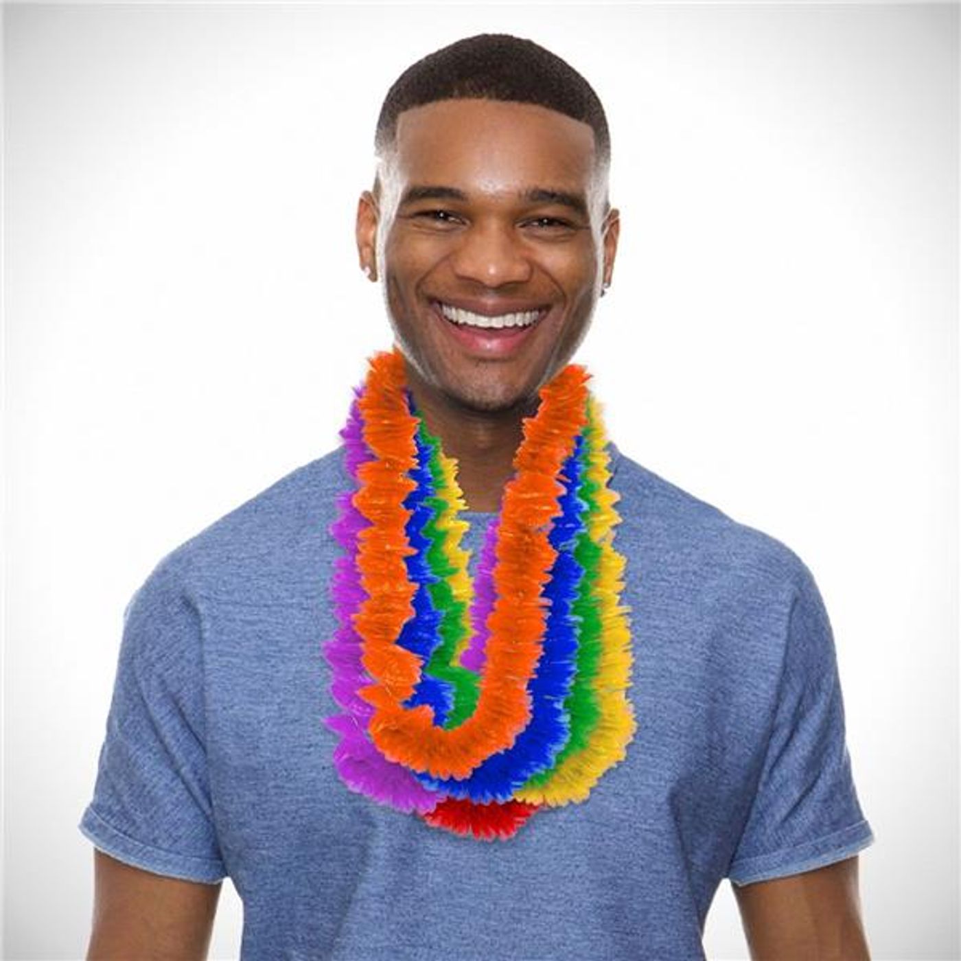 Plastic 2" Thick 36" Leis (Per 12 pack) | CustomLanyard.Ca | SKU# 12665
