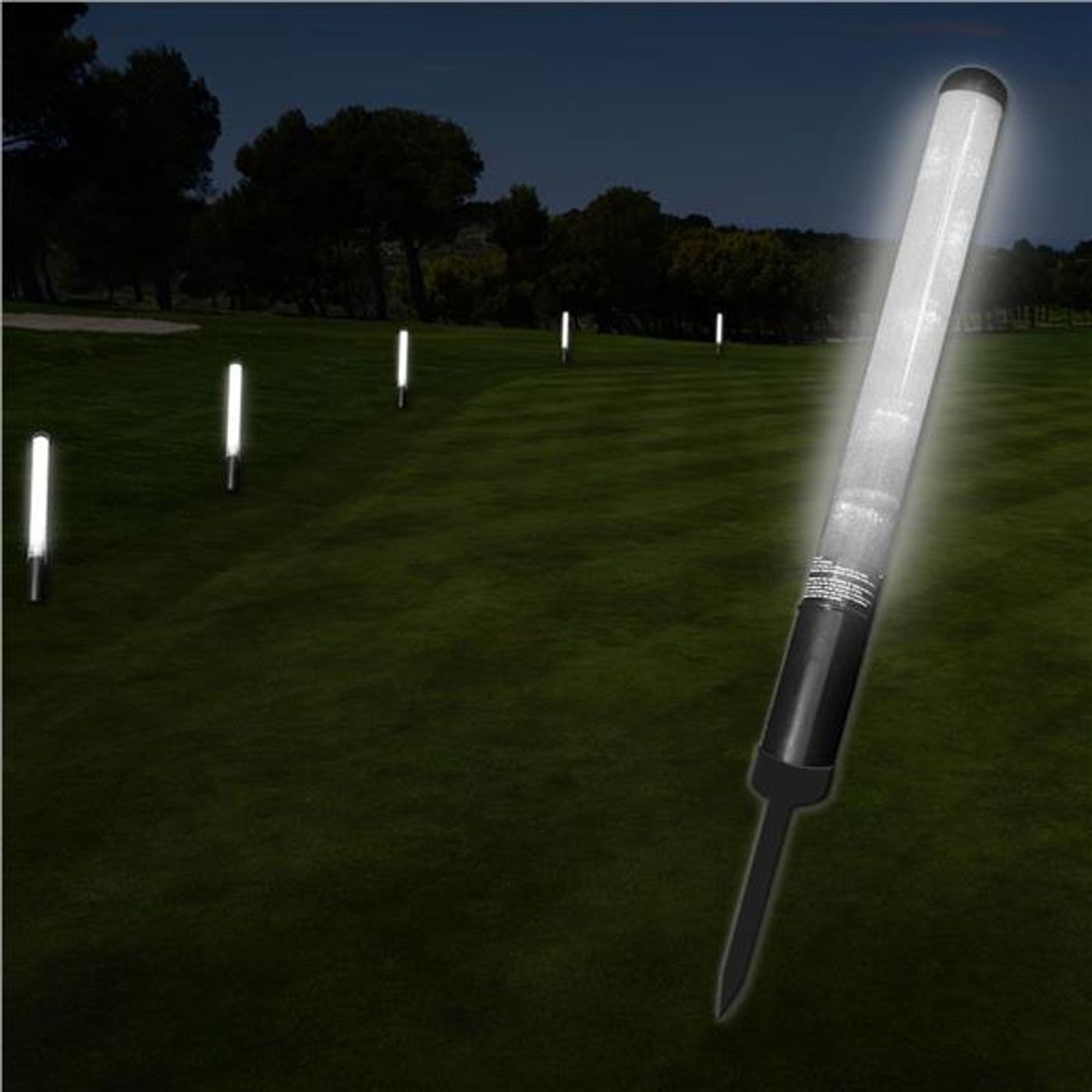 White LED Light-Up Yardage Markers (Per 3 pack) | CustomLanyard.net ...