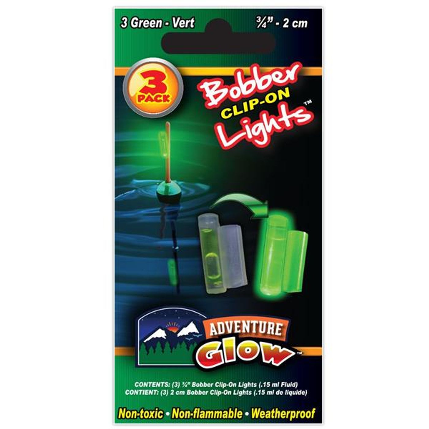 Green Glow Fishing Bobber Lights | CustomButtonsNow.com | SKU# 14640