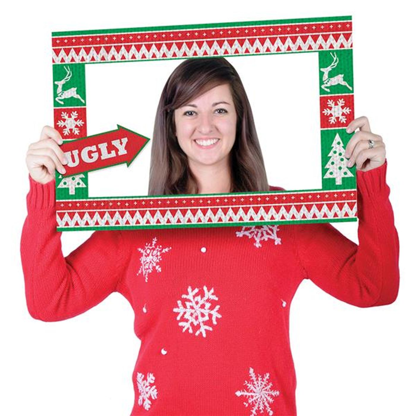 Ugly Sweater Photo Frame | CustomLanyard.net | SKU# 11569
