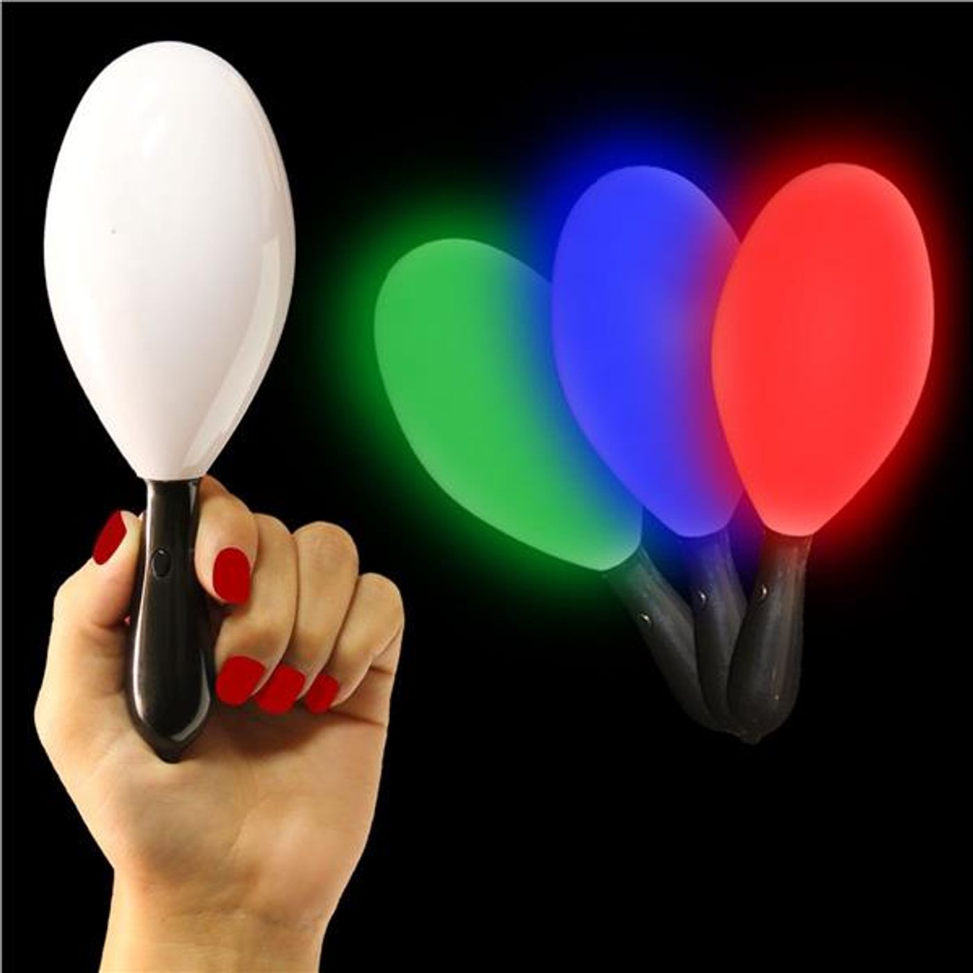 LED Party Maraca | CustomButtonsNow.com | SKU# 10684