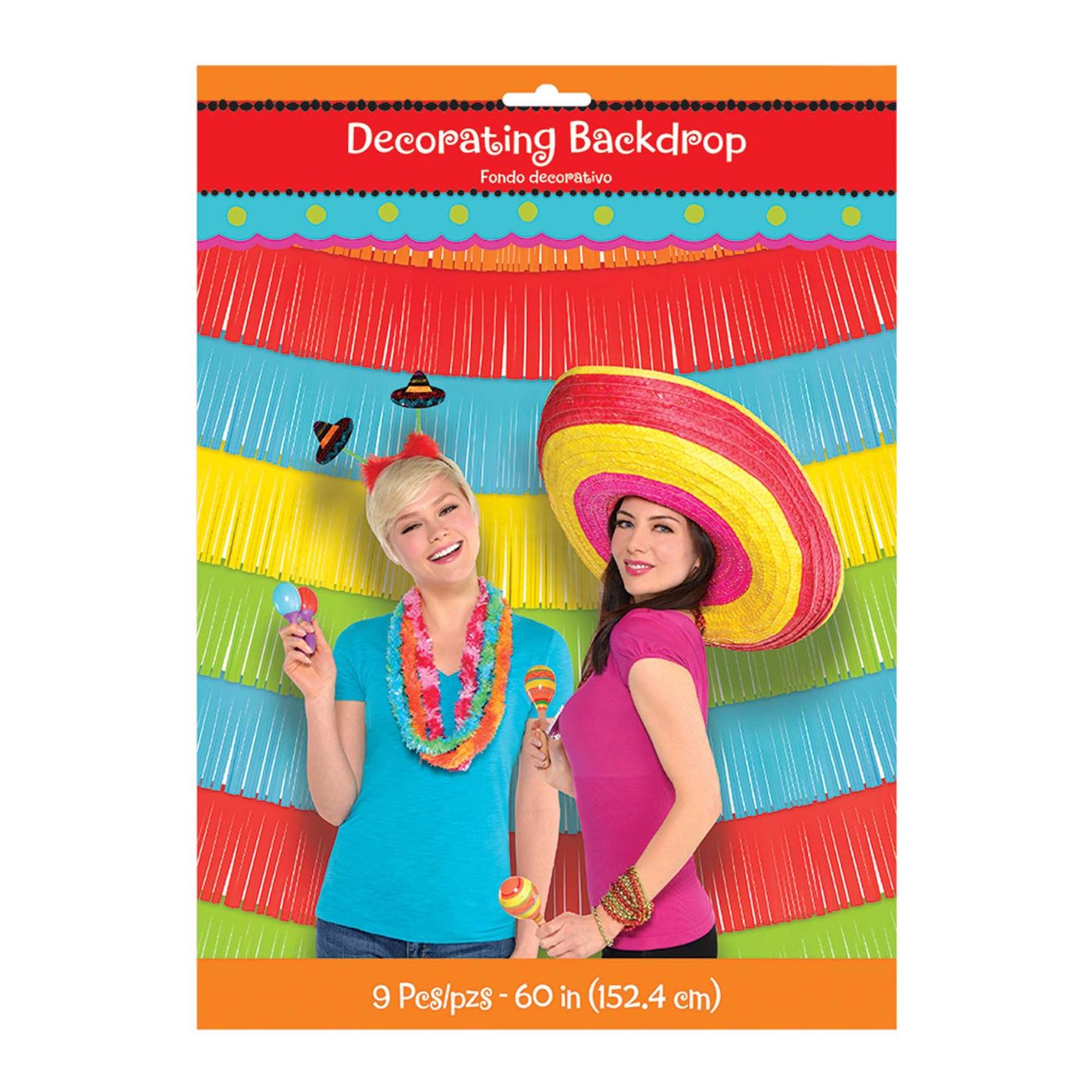 Fiesta Fringe Backdrop (Per kit) | CustomLanyard.net | SKU# 14280