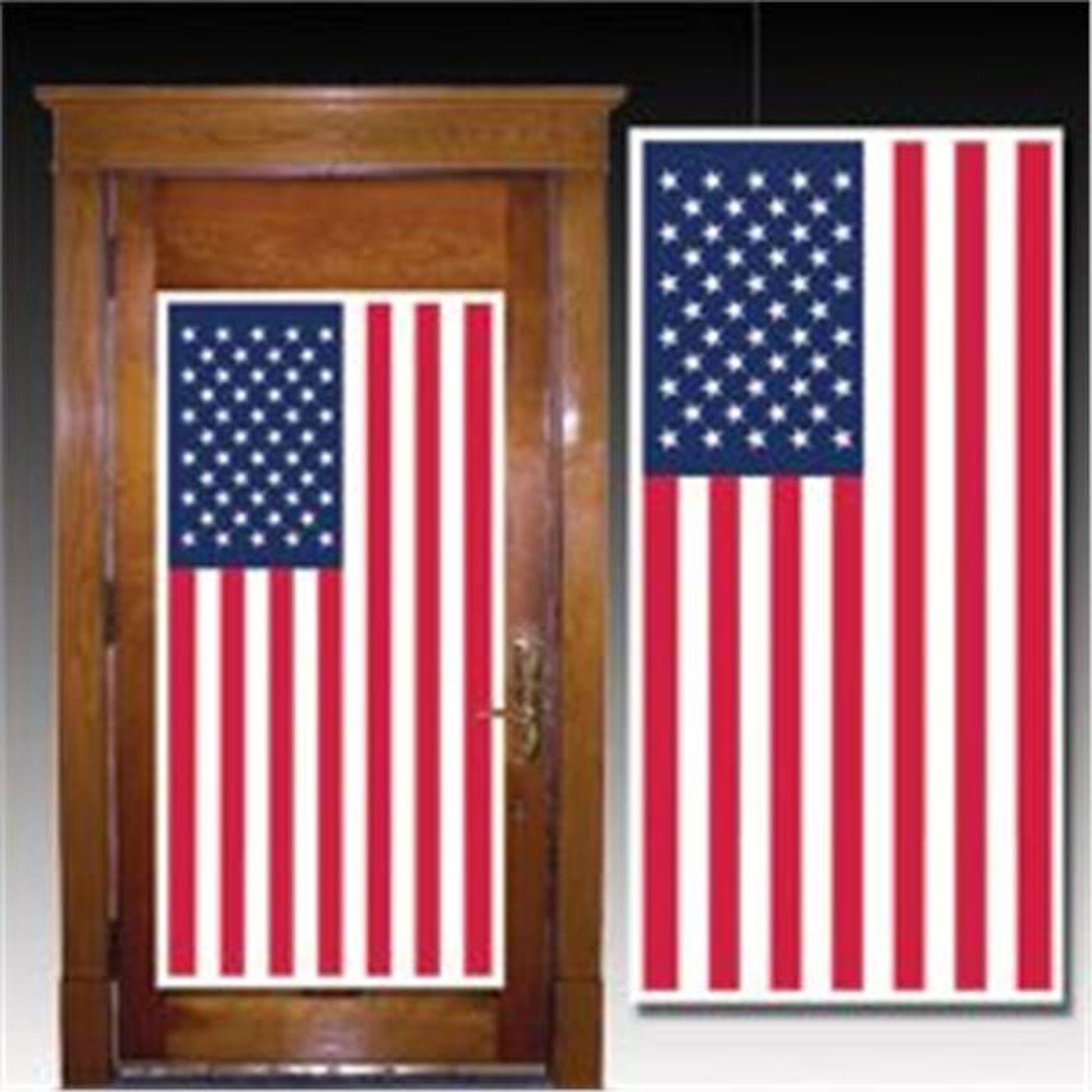 American Flag Door Cover | CustomButtonsNow.com | SKU# 9481