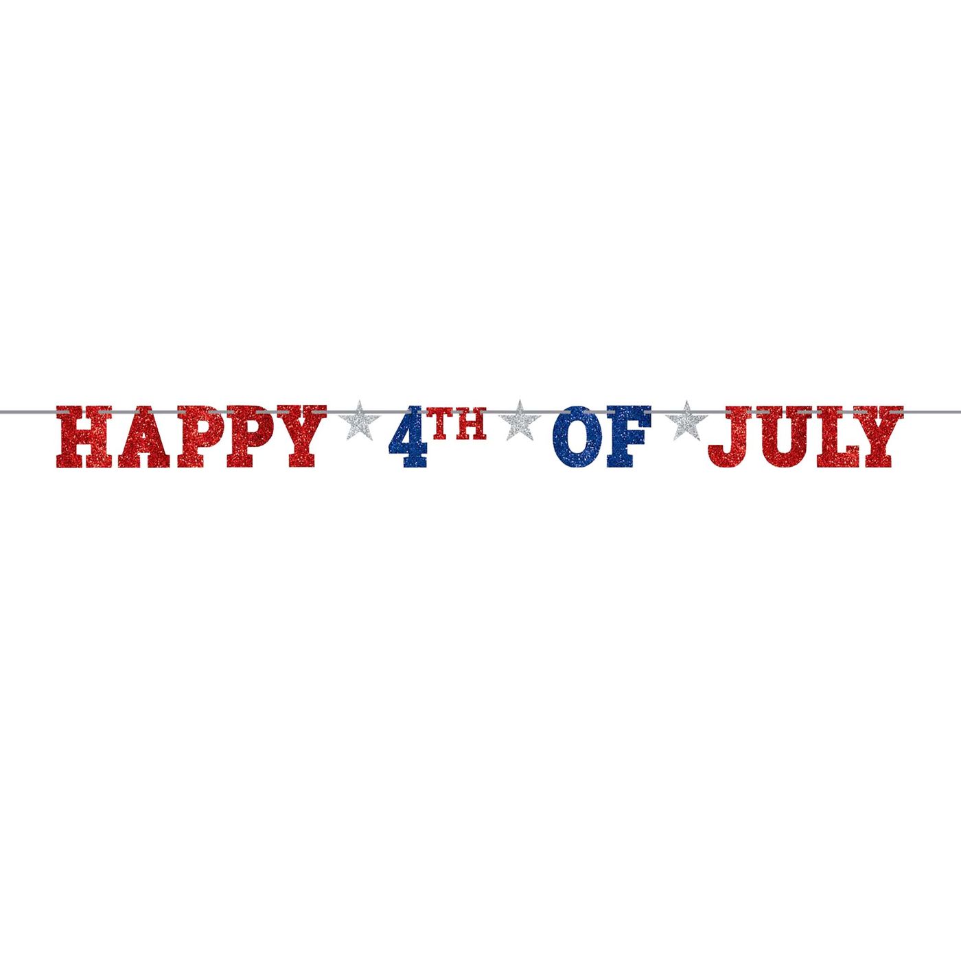 Happy 4th of July Letter Banner | CustomLanyard.net | SKU# 14756
