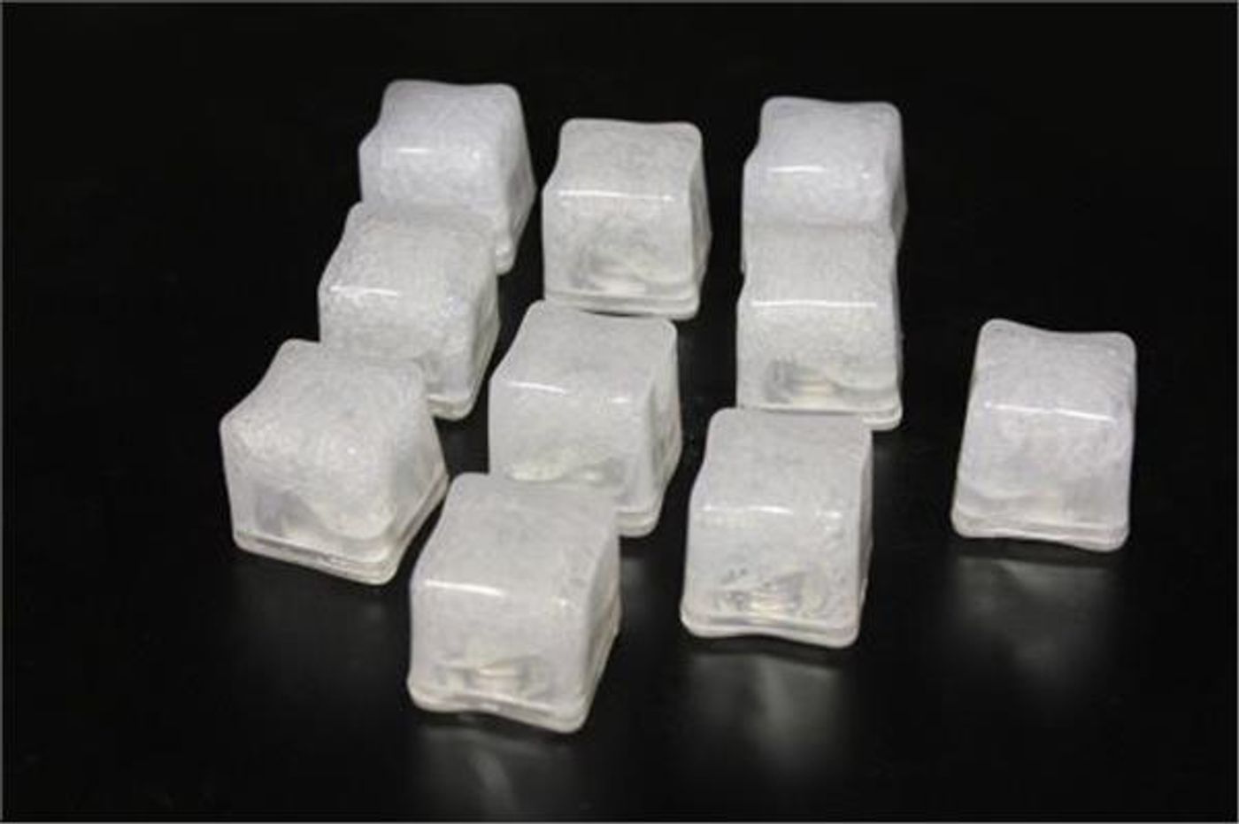 Yellow LED Ice Cube - 1 Per Pack | CustomLanyard.net | SKU# 11686