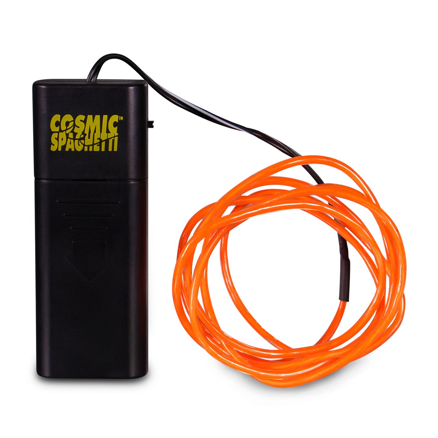 Orange Cosmic LED Spaghetti | CustomLanyard.net | SKU# 11083