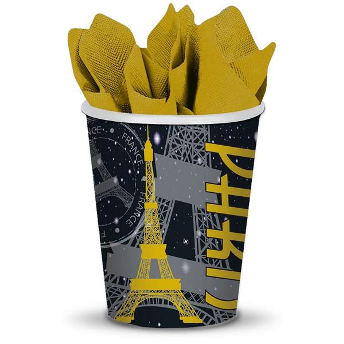 Paris 9 oz Cups | CustomLanyard.net | SKU# 12931
