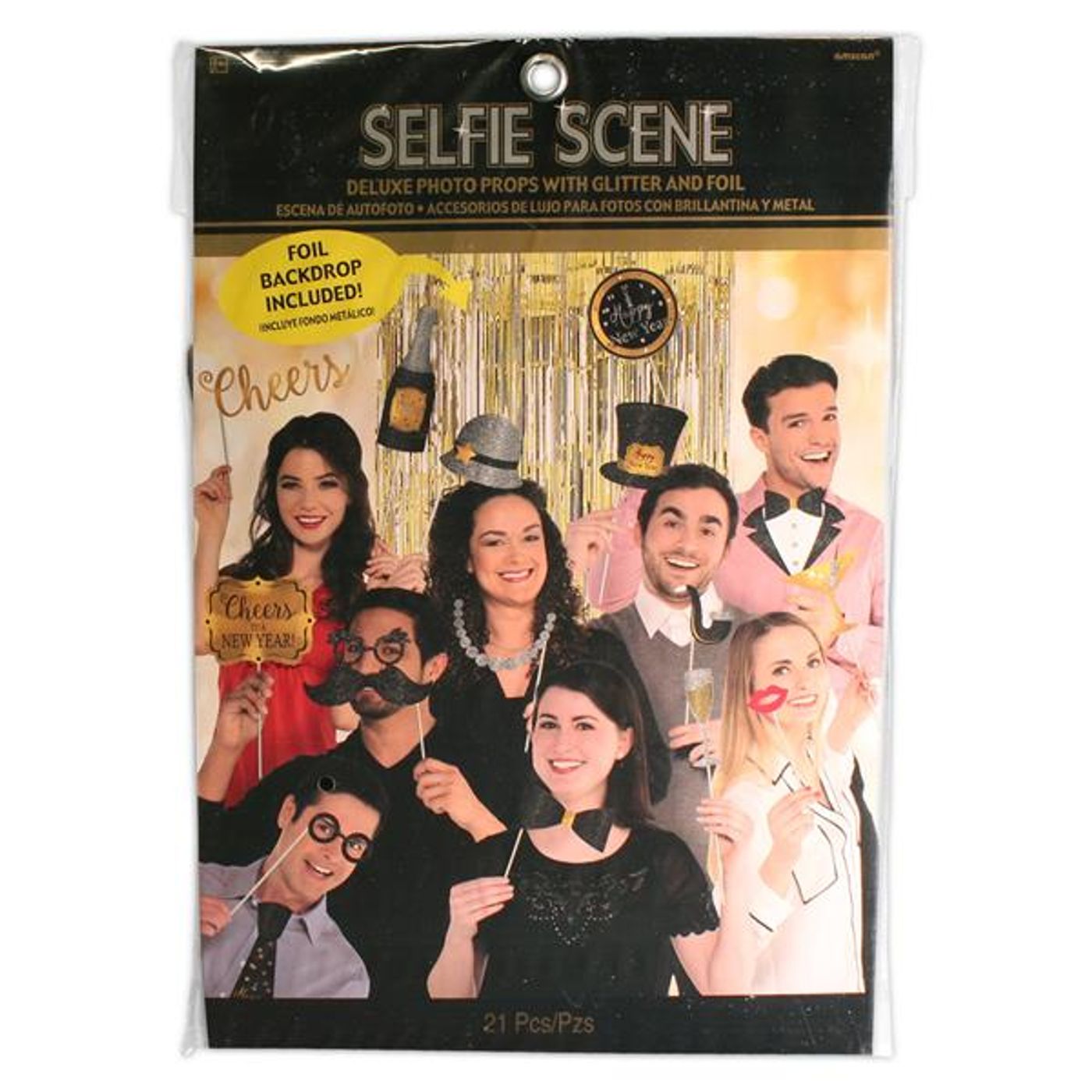 New Years Selfie Photo Booth Prop Kit | CustomLanyard.net | SKU# 11054