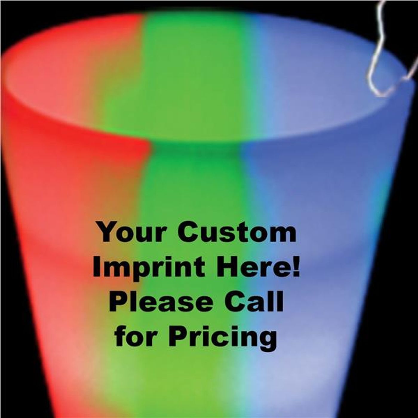 Blue LED Shot Glass | CustomLanyard.net | SKU# 12386