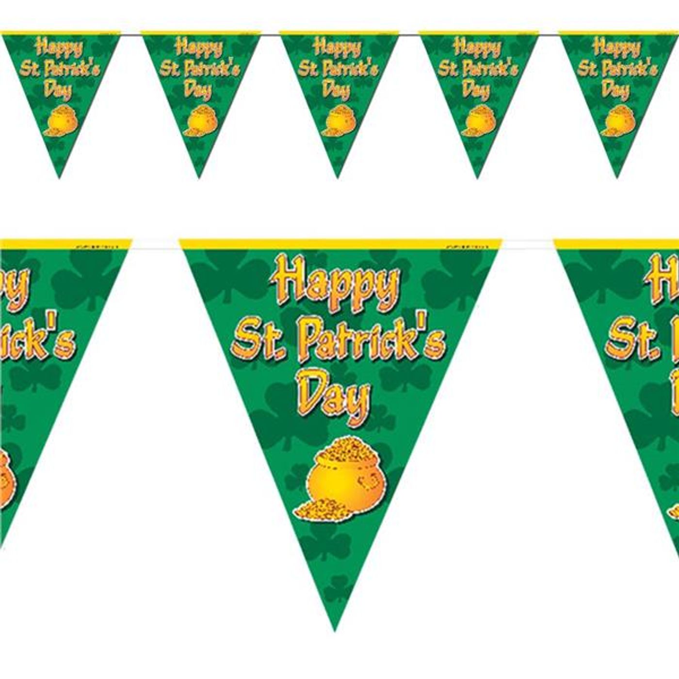 St. Patricks Day Pennant Banner | CustomLanyard.net | SKU# 11502