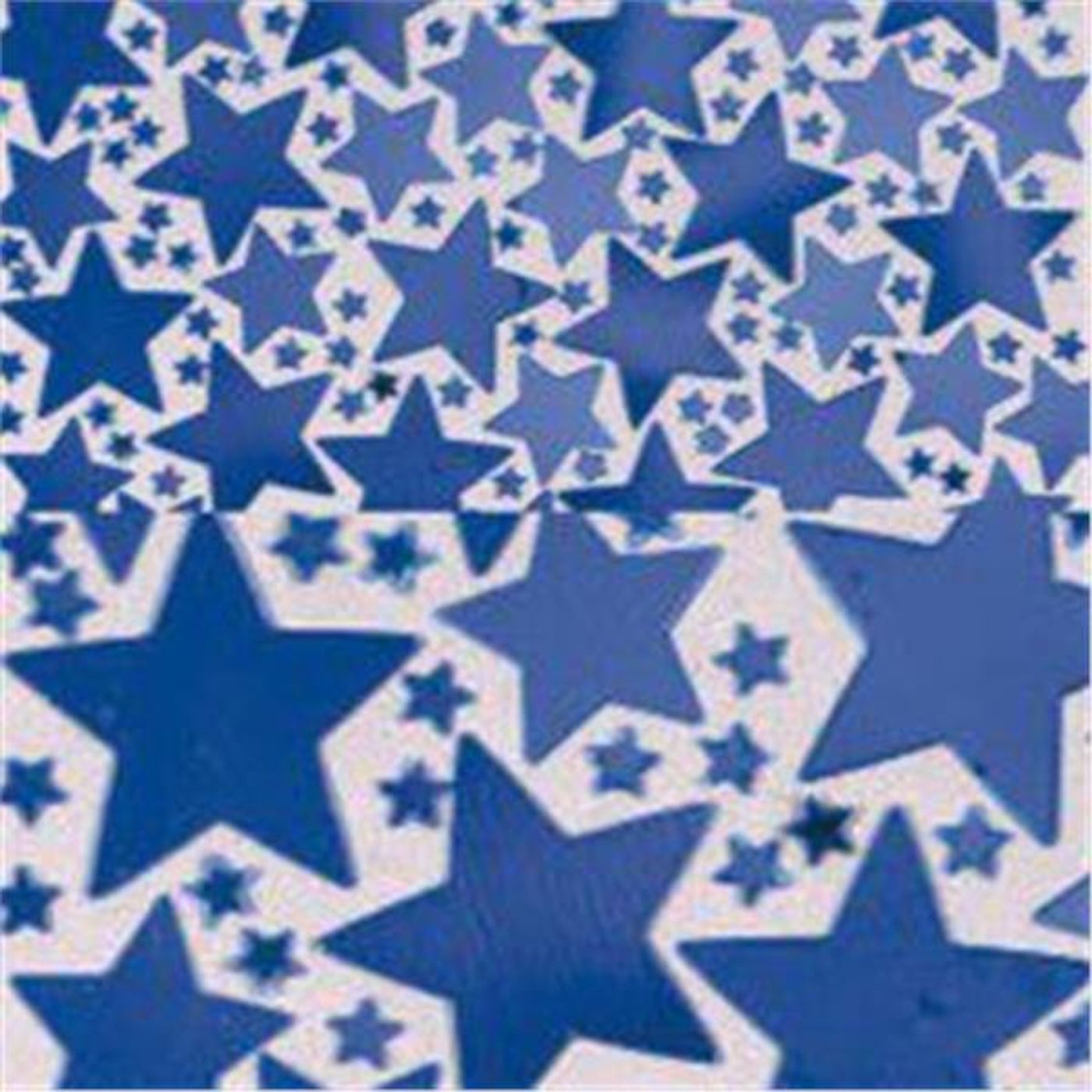 Blue Star Confetti | CustomLanyard.net | SKU# 13679