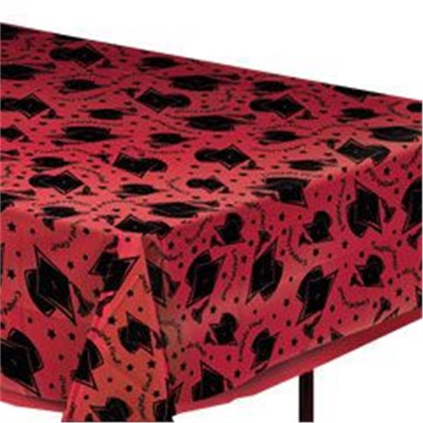 Graduation Cap Clear Plastic Table Cover | CustomBalloonNow.com | SKU ...