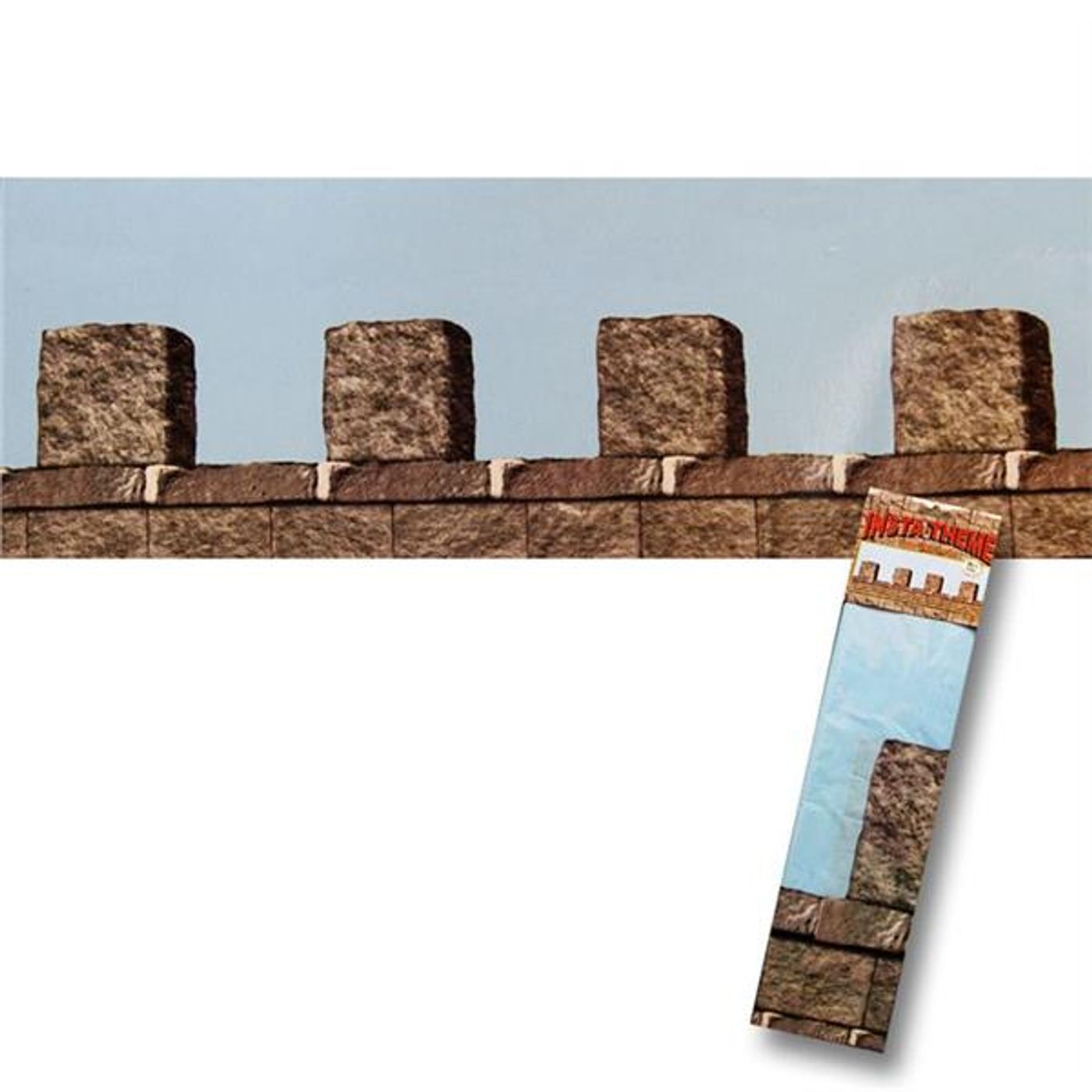 Castle Wall Border Roll Decoration | CustomLanyard.net | SKU# 13789