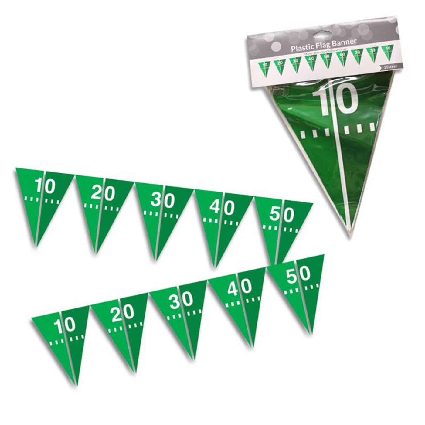 Football Field Pennant Banner | CustomLanyard.net | SKU# 14350
