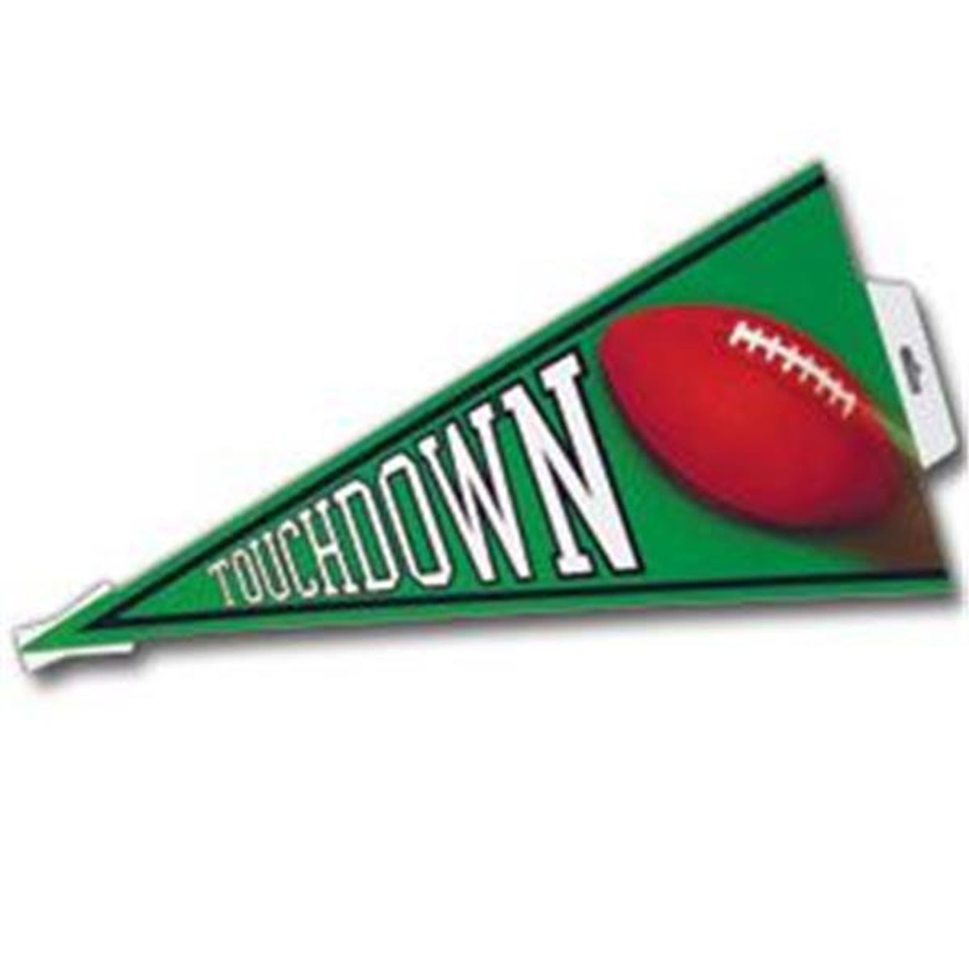 Football Pennant Cutout | CustomButtonsNow.com | SKU# 14363