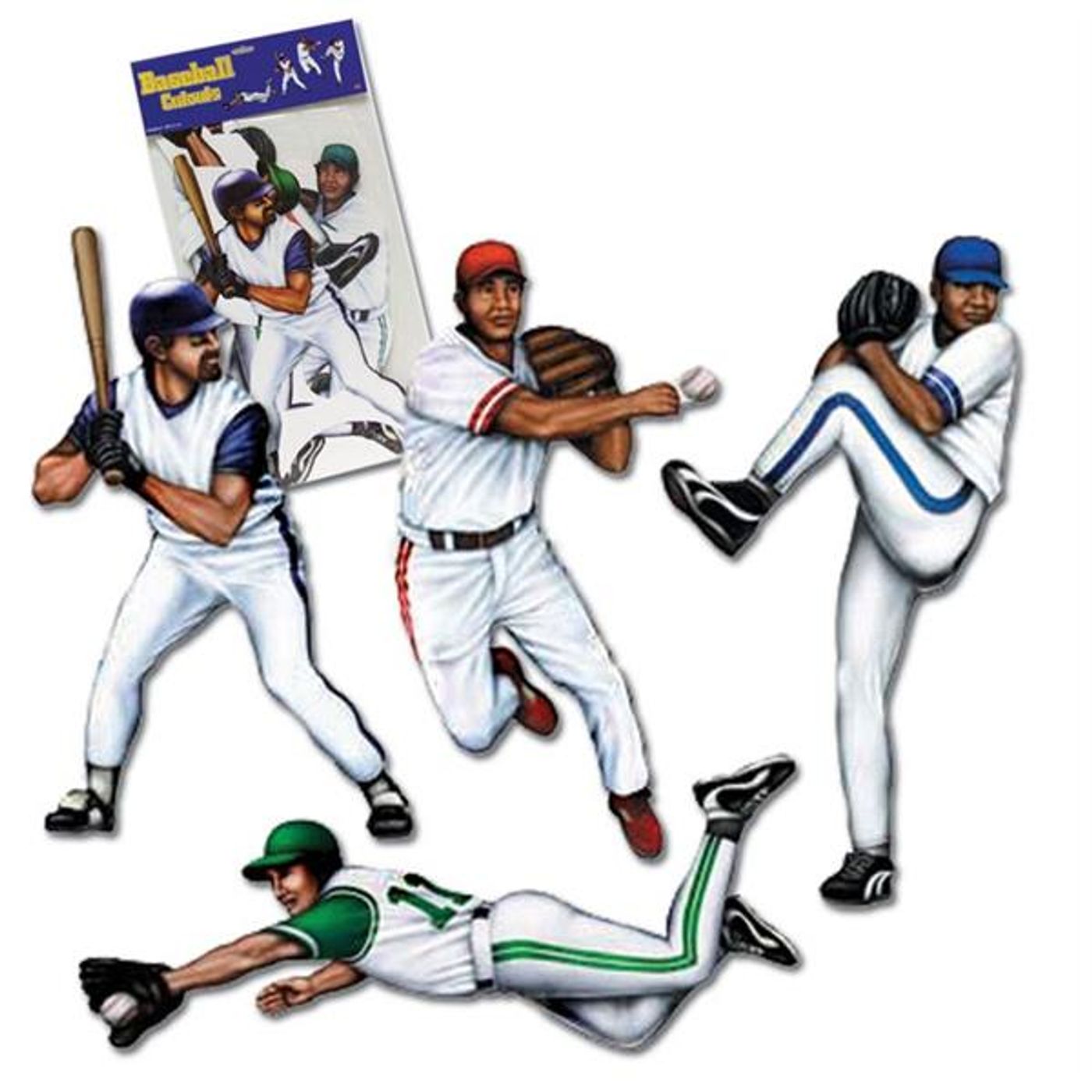 Baseball Player Cutouts | CustomLanyard.net | SKU# 13404