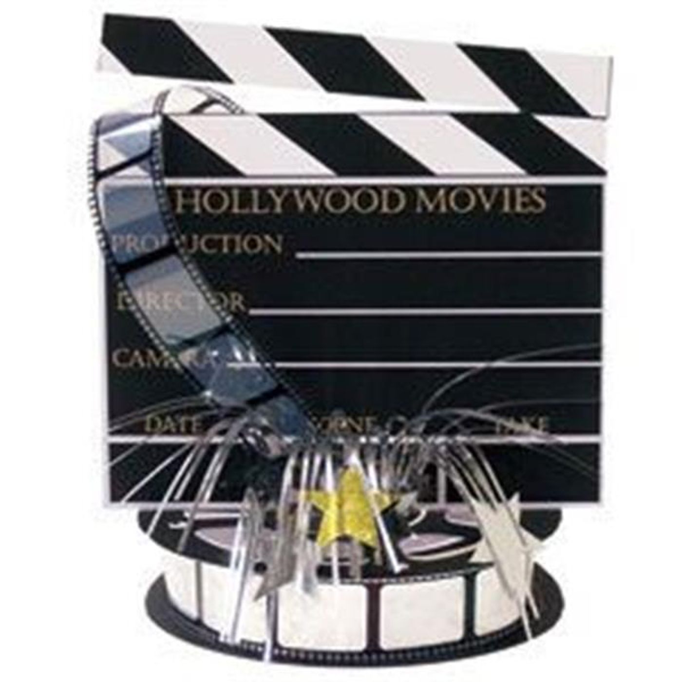 Hollywood Clapboard 13" Centerpiece | CustomLanyard.net | SKU# 14831