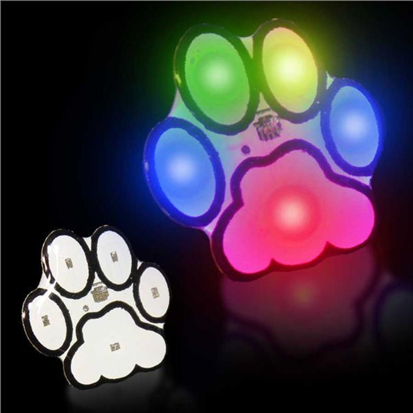 LED Paw Print Blinkies | CustomLanyard.Ca | SKU# 10693