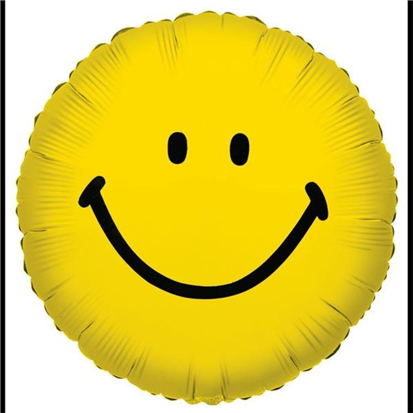 Smiley Face Metallic 18" Balloon | CustomLanyard.net | SKU# 11446
