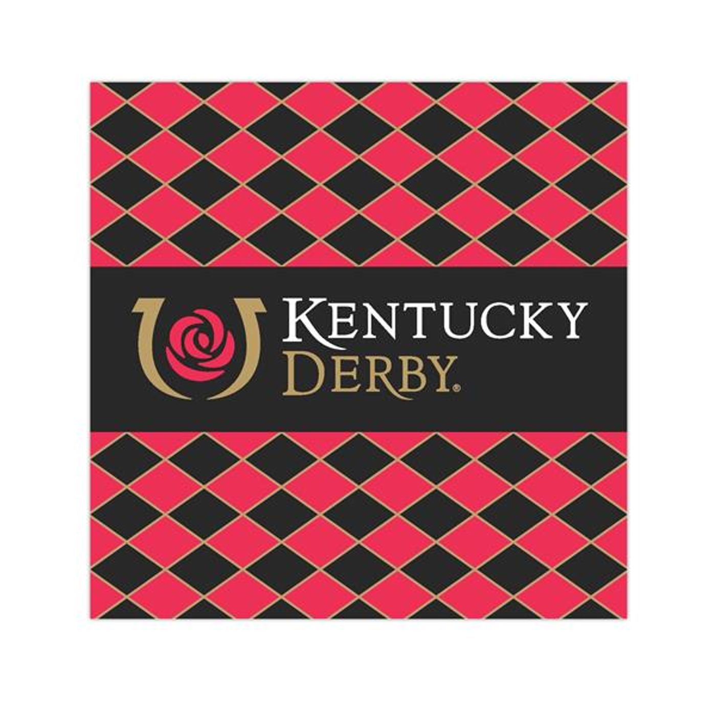 Kentucky Derby Beverage Napkins | CustomLanyard.net | SKU# 13053