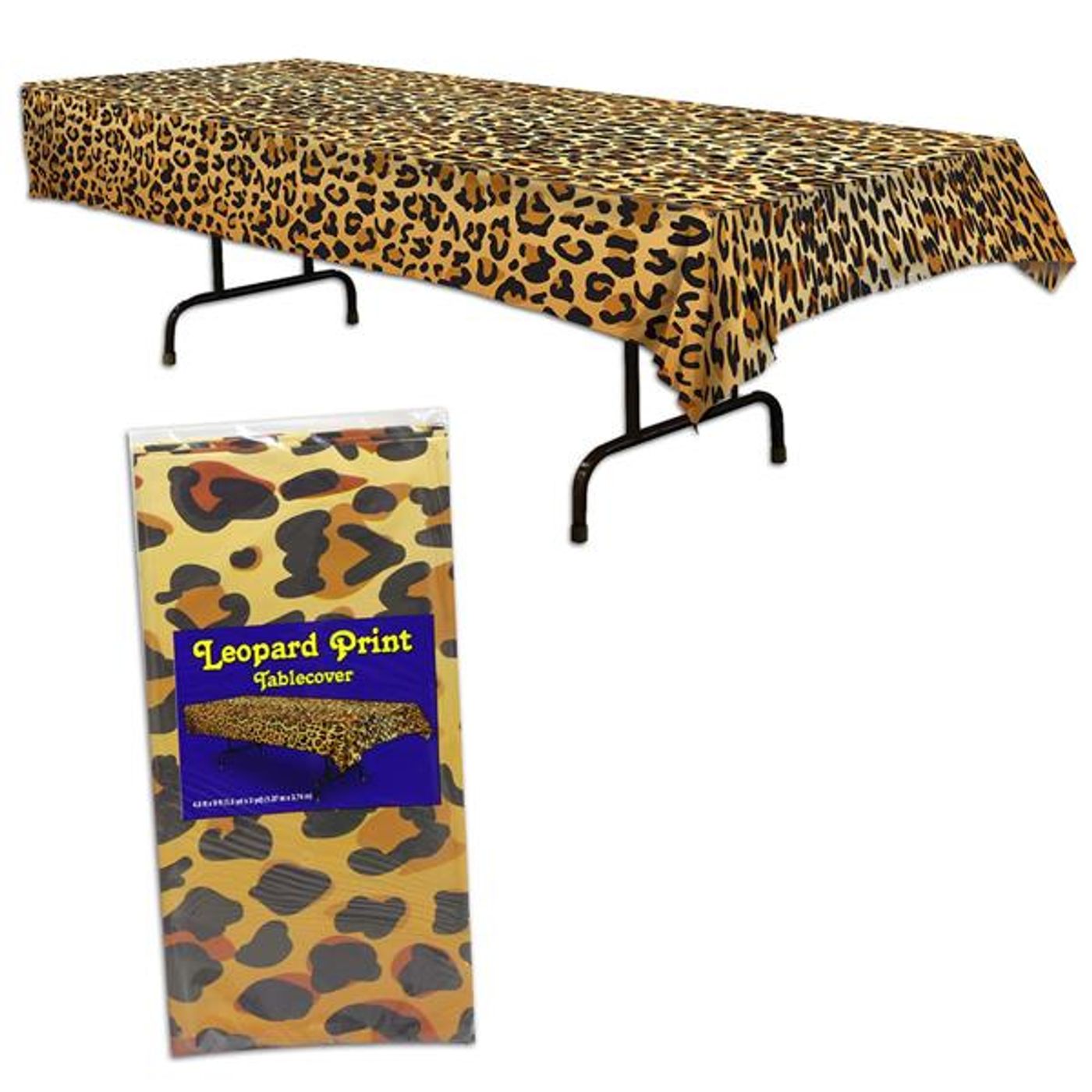 Leopard Print Table Cover | CustomLanyard.net | SKU# 15027