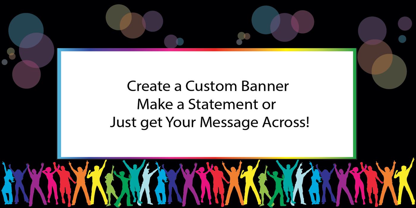 Disco Dance Party Custom Banner - 18 x 36 | CustomButtonsNow.com | SKU ...