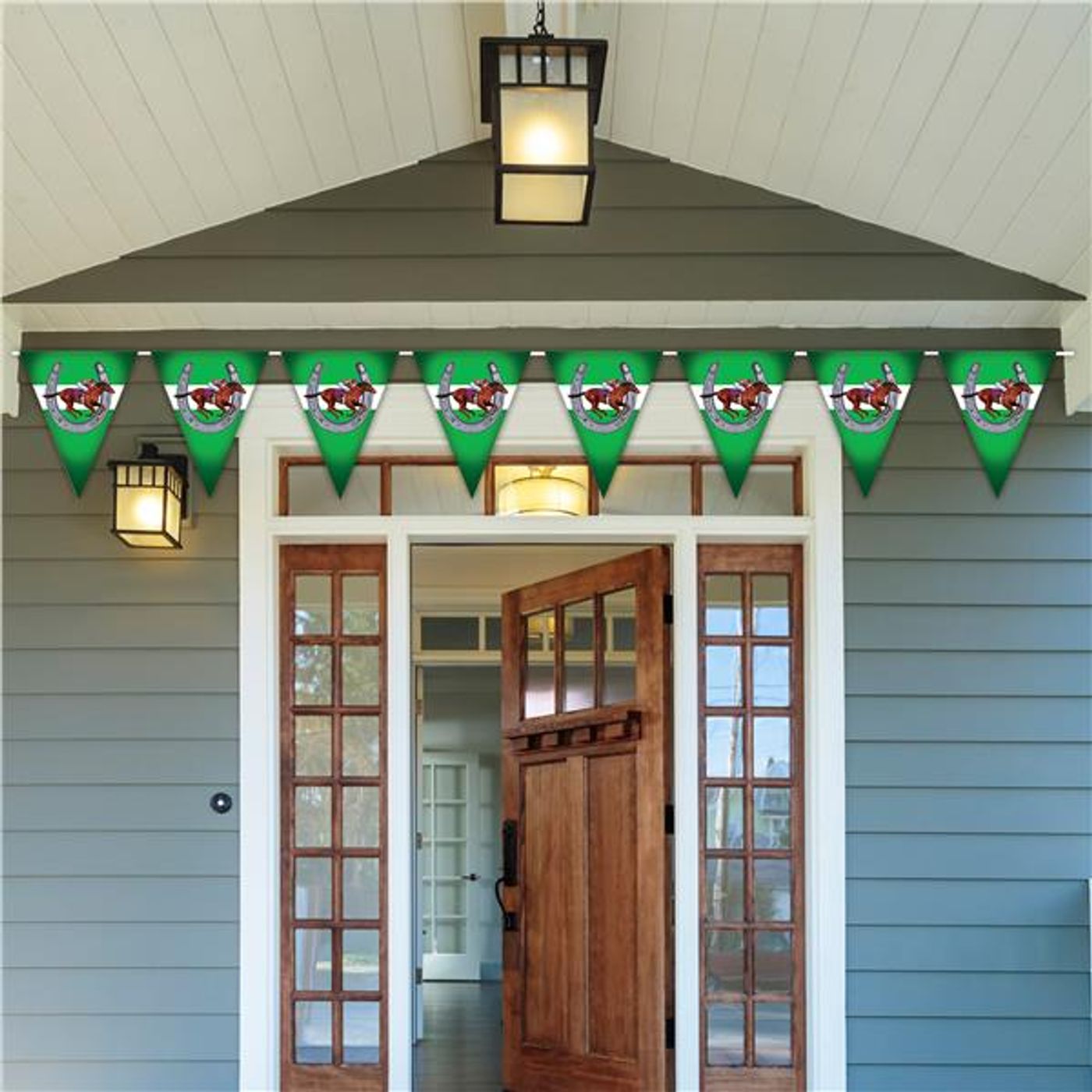 Horse Racing Pennant Banner | CustomLanyard.net | SKU# 14866