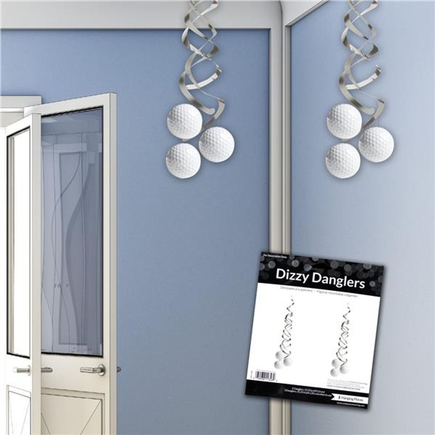 Golf Ball Dangler Decorations | CustomButtonsNow.com | SKU# 14529