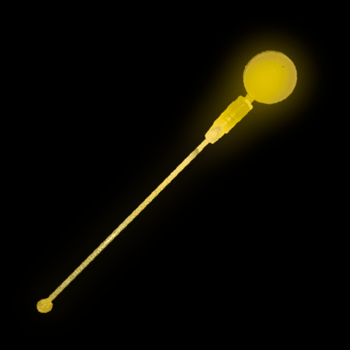 LED Light Up Circle Cocktail Stirrers - Yellow | CustomLanyard.net ...