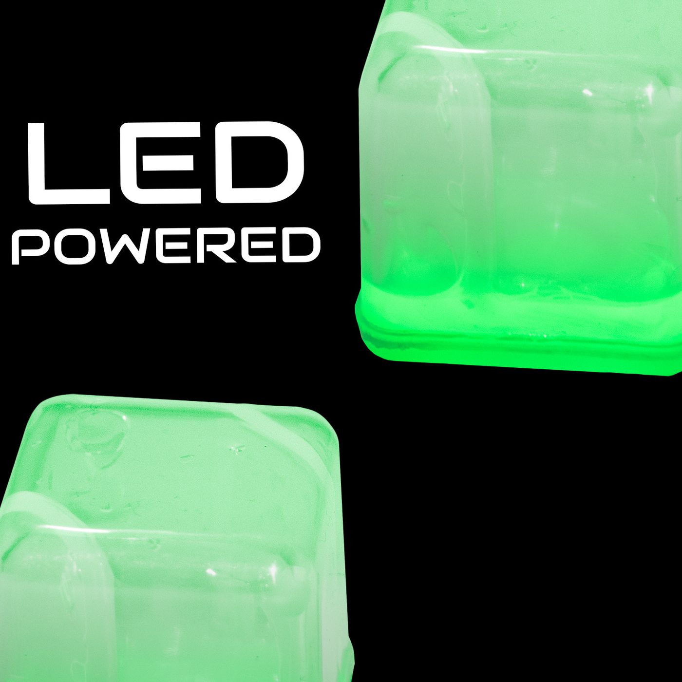 LED Light Up Ice Cubes - Green | CustomButtonsNow.com | SKU# 10543