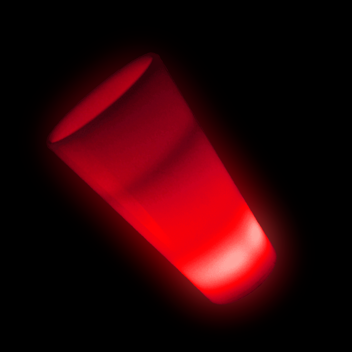 Glow in the Dark LED Light Up Shot Glass - 2 oz- Red | CustomLanyard ...