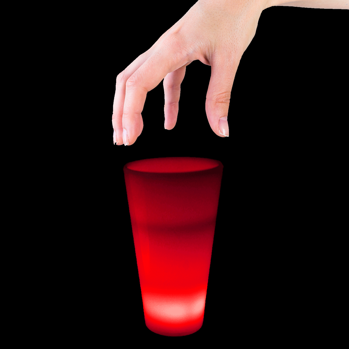 Glow in the Dark LED Light Up Shot Glass - 2 oz- Red | CustomLanyard ...