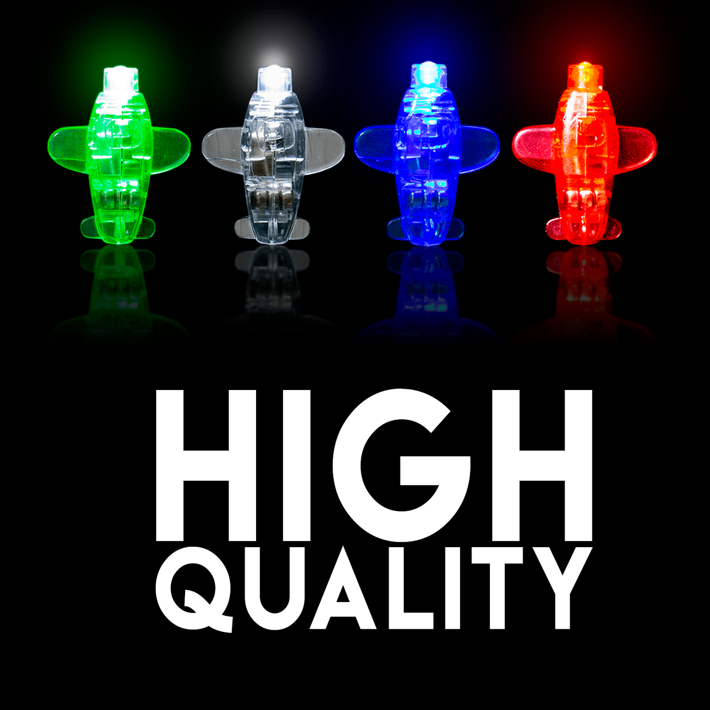 1.5" Light-Up Plane Finger Lights | CustomLanyard.net | SKU# 8963