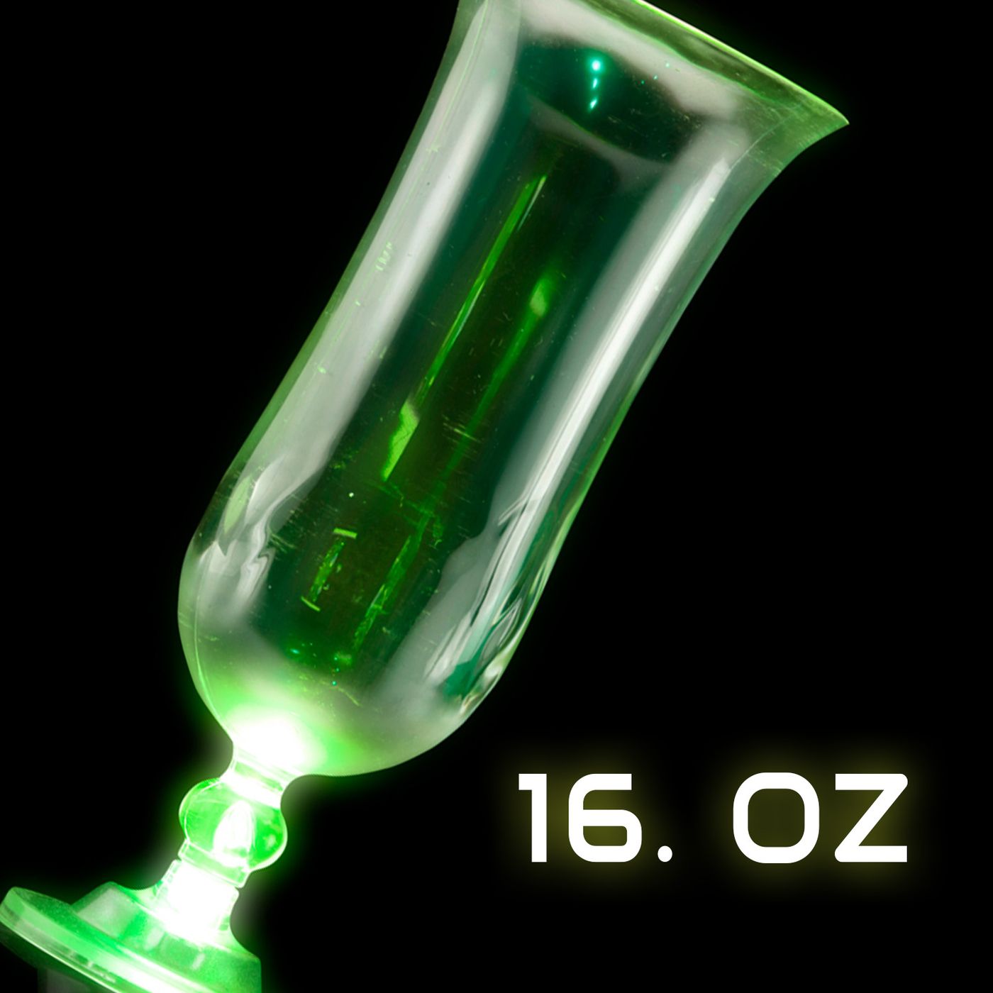 LED Flashing 16oz Hurricane Glass | CustomLanyard.net | SKU# 10335