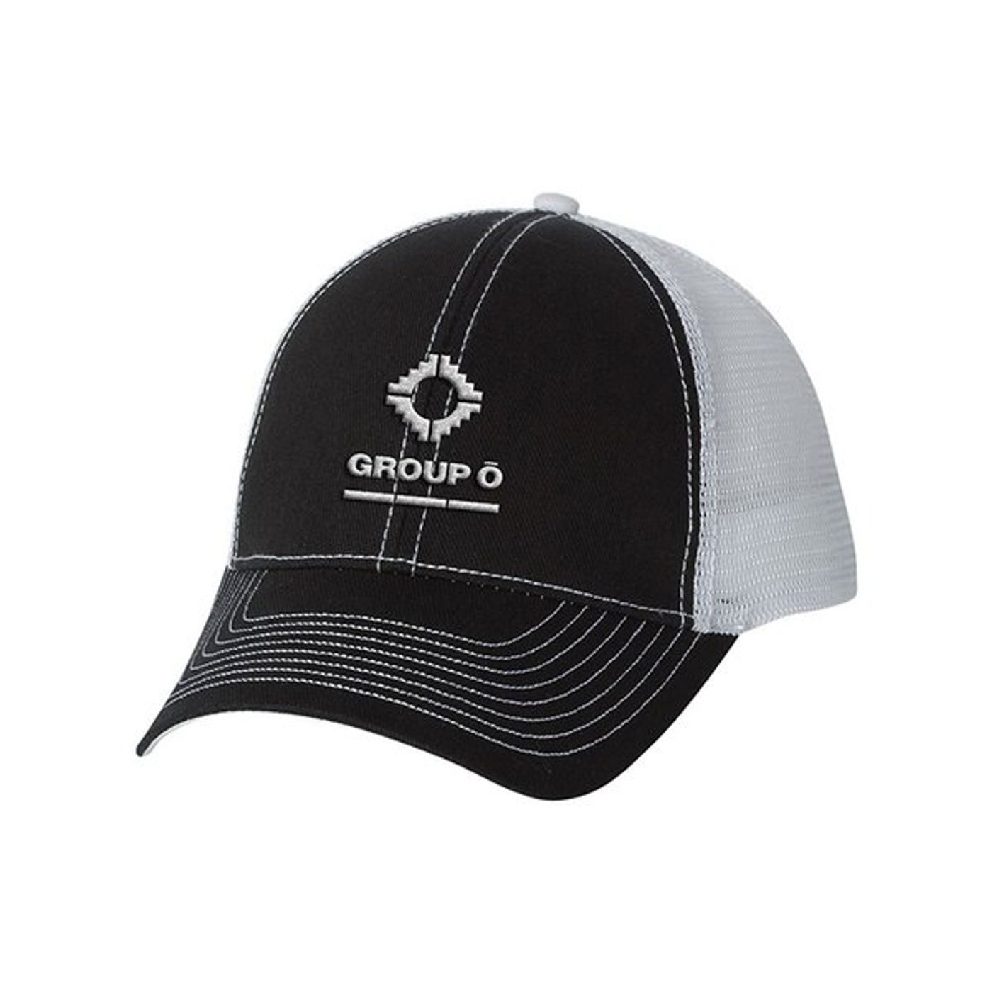 Mega Cap Heavy Cotton Twill Front Trucker Cap | Wrist-Band.Com | SKU# 1234