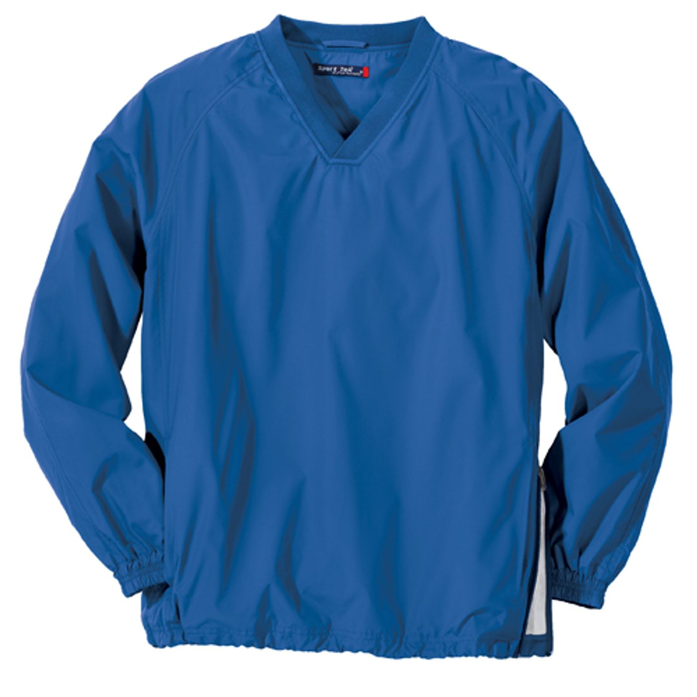 Sport-Tek V-Neck Raglan Wind Shirt - Dark/All | CustomLanyard.net | SKU ...