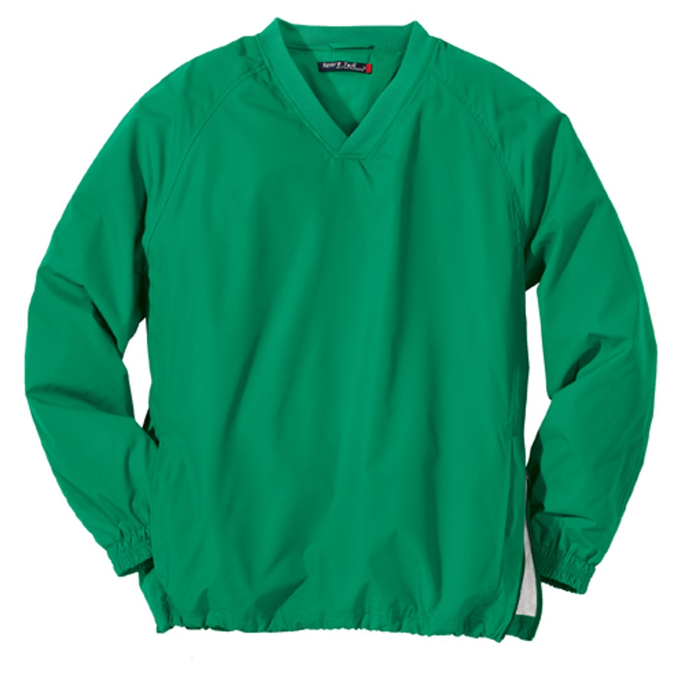 Sport-Tek V-Neck Raglan Wind Shirt - Dark/All | CustomLanyard.net | SKU ...