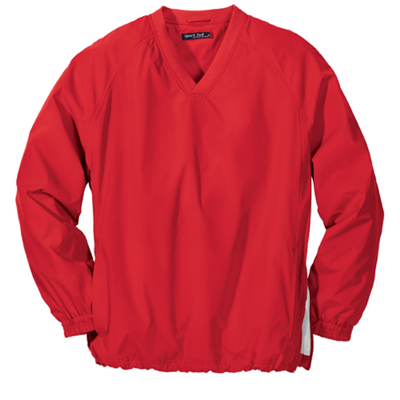 Sport-Tek V-Neck Raglan Wind Shirt - Dark/All | CustomLanyard.net | SKU ...