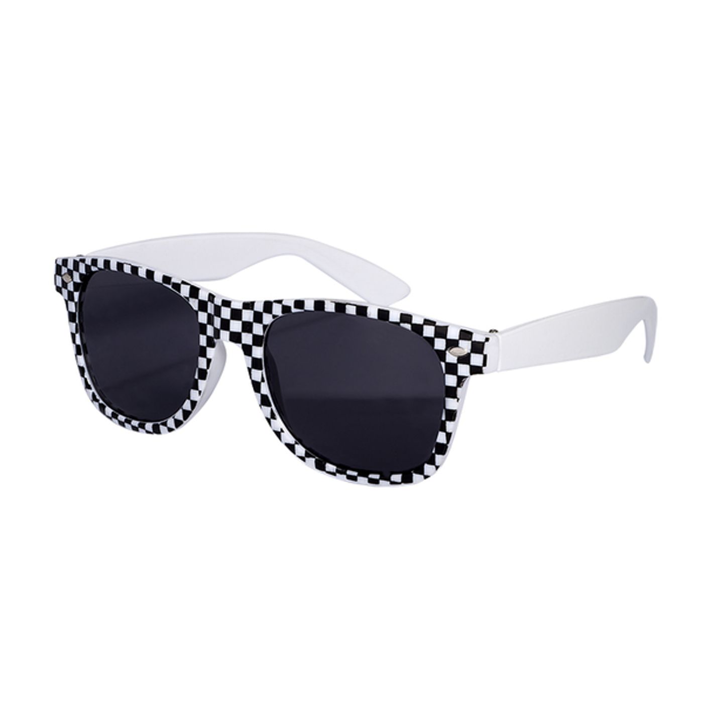 Checkered Flag Based Sunglasses Racing Theme Sku 3364