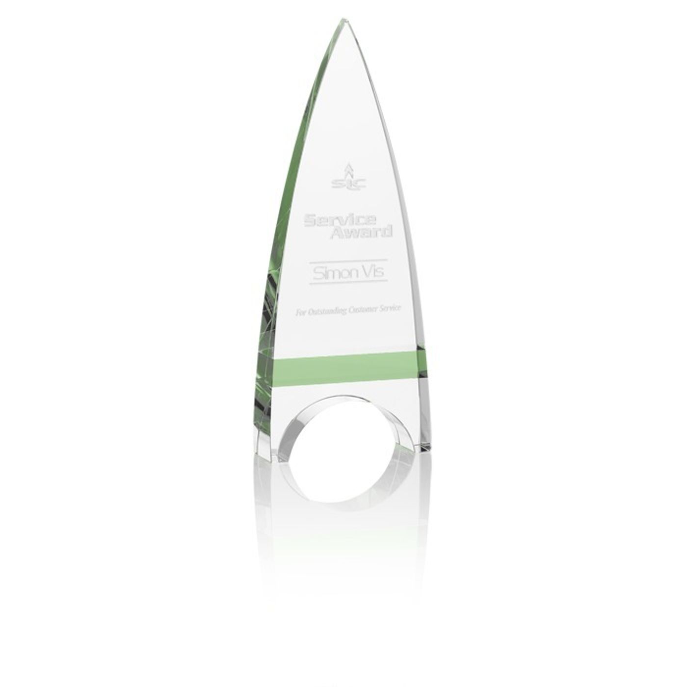 Crystal Crest Award - 9" | CustomButtonsNow.com | SKU# 5203