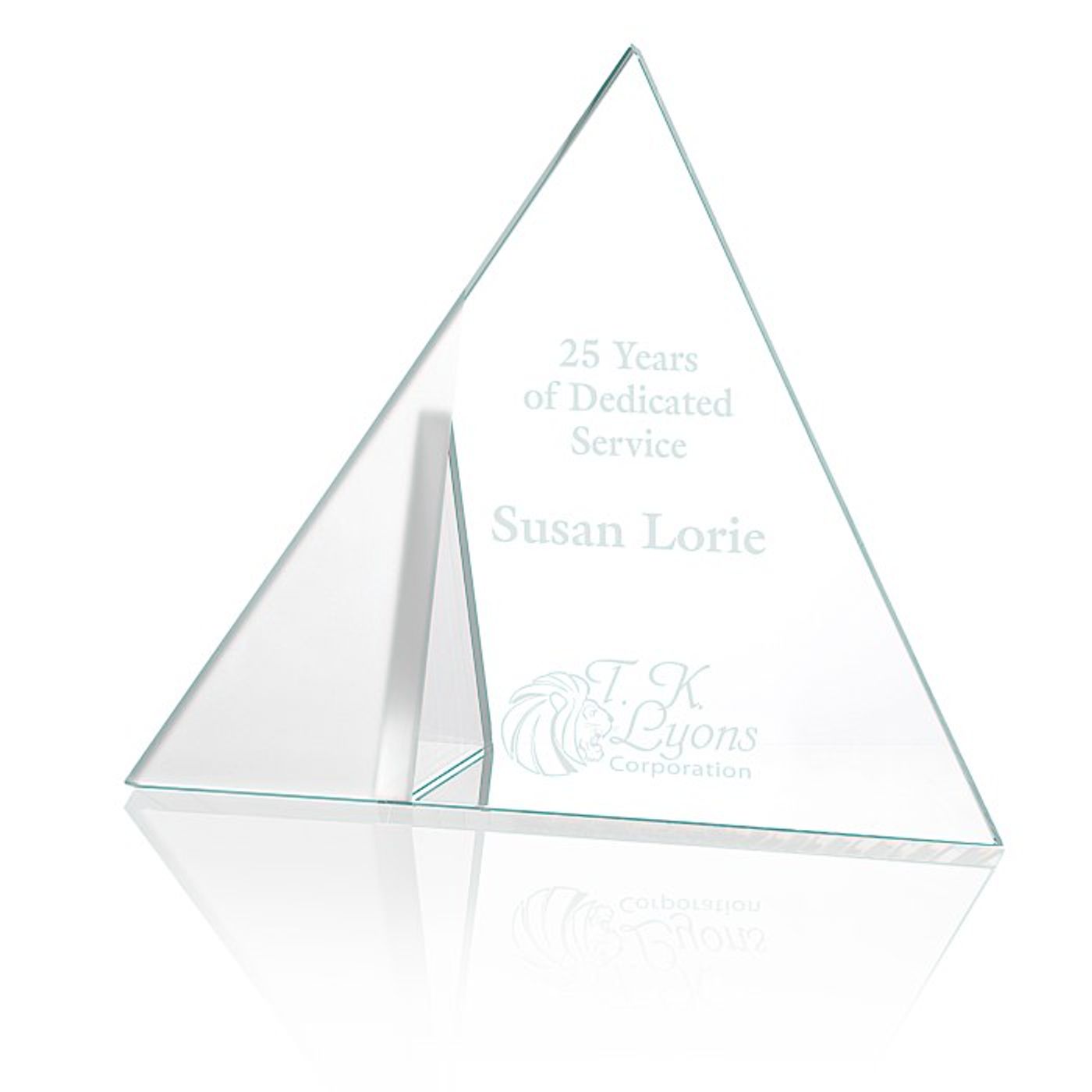 Frost Triangle Crystal Award | CustomBalloonNow.com | SKU# 5252