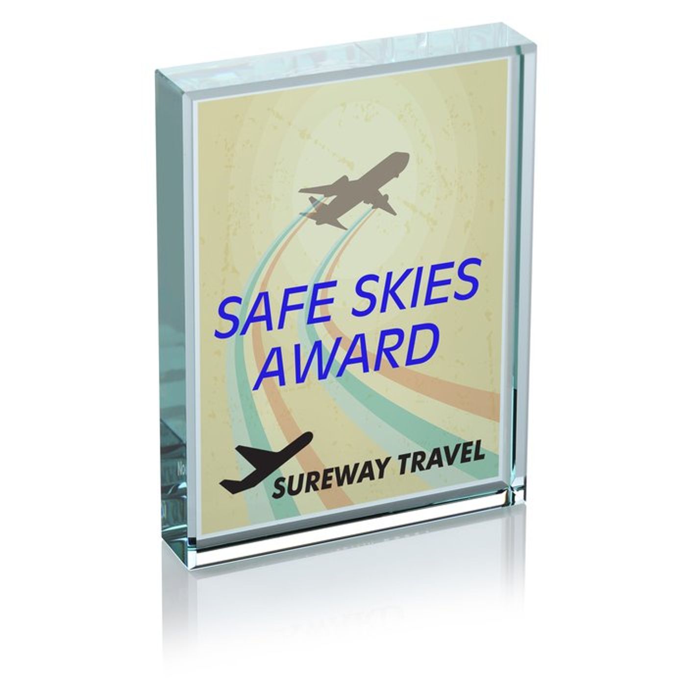 Jade Glass Paperweight - Vertical - Full Color | CustomLanyard.net ...