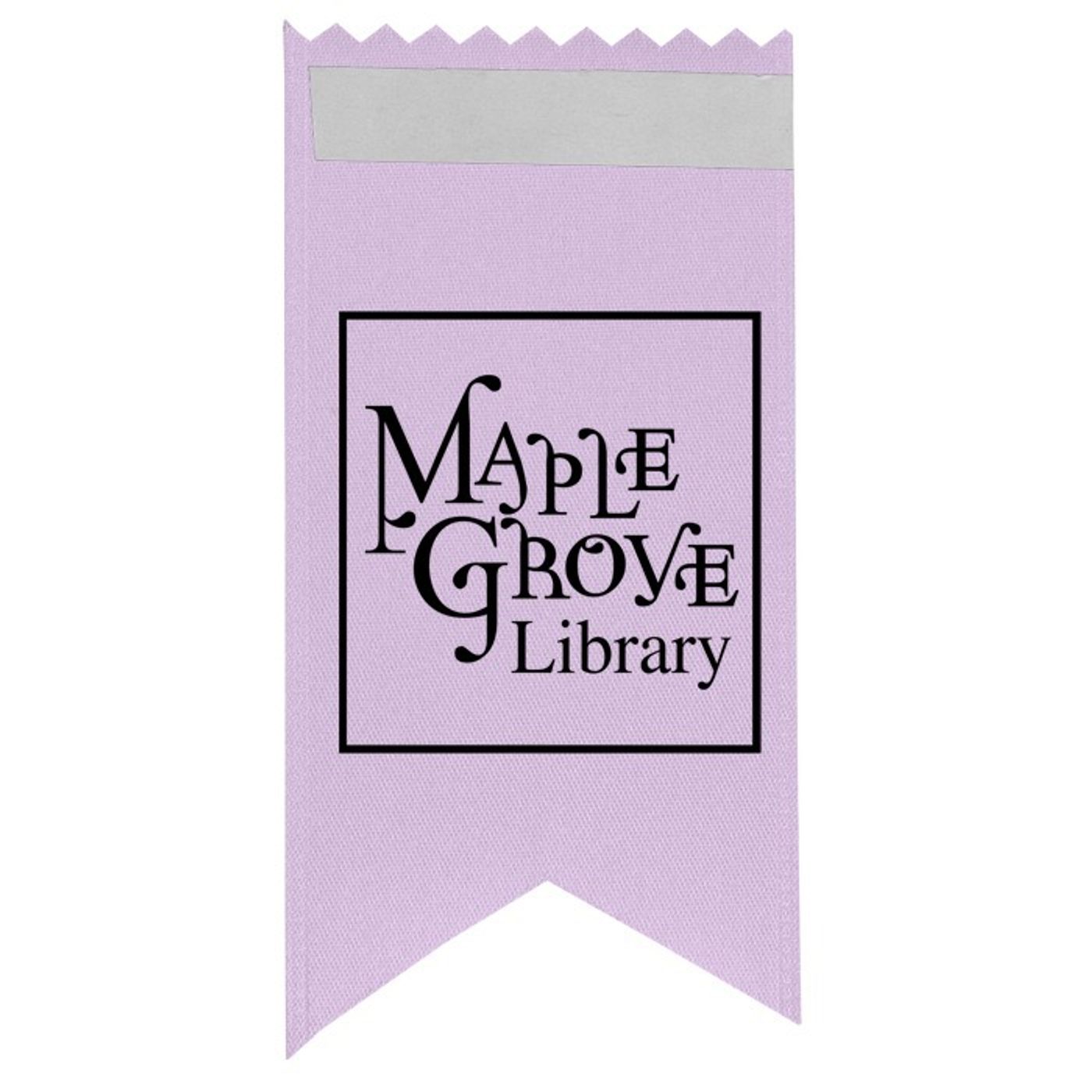 4" x 2" Dovetail Ribbon - Front Tape | CustomLanyard.net | SKU# 5490