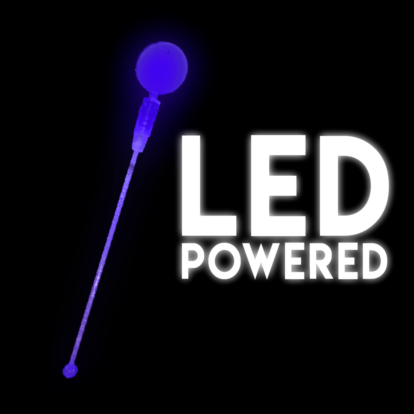 LED Light Up Circle Cocktail Stirrers - Blue | CustomLanyard.net | SKU ...