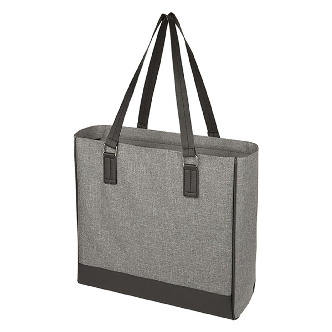 Custom Classy Heathered Tote Bag | CustomLanyard.net | SKU# 209