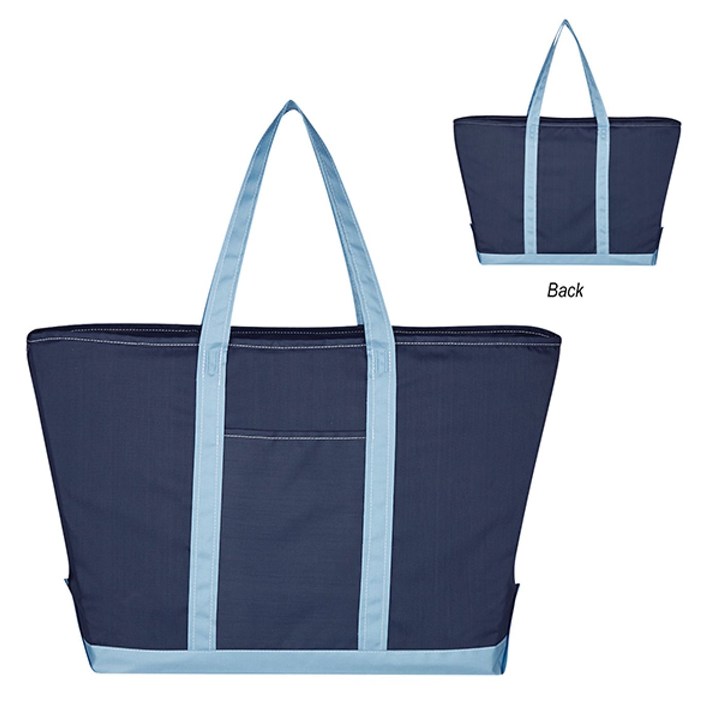 Custom Two Tone Mondo Tote Bag | CustomButtonsNow.com | SKU# 147