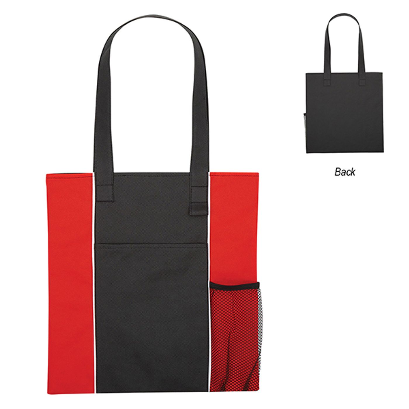 Custom Non Woven Brochure Tote Bag | CustomLanyard.net | SKU# 244