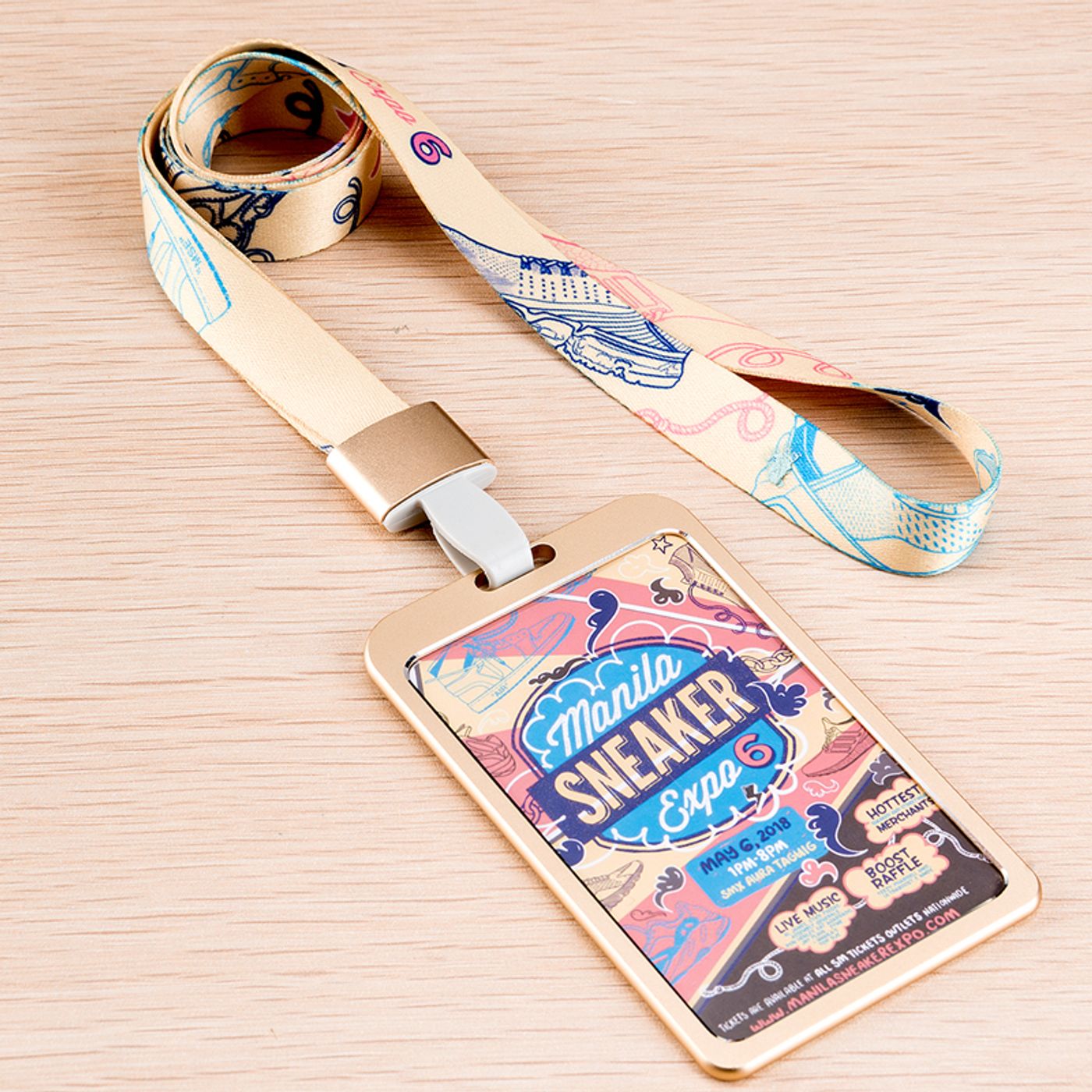 Stylish Golden Clip Lanyard In Bulk | Customlanyard.Net | CustomLanyard ...