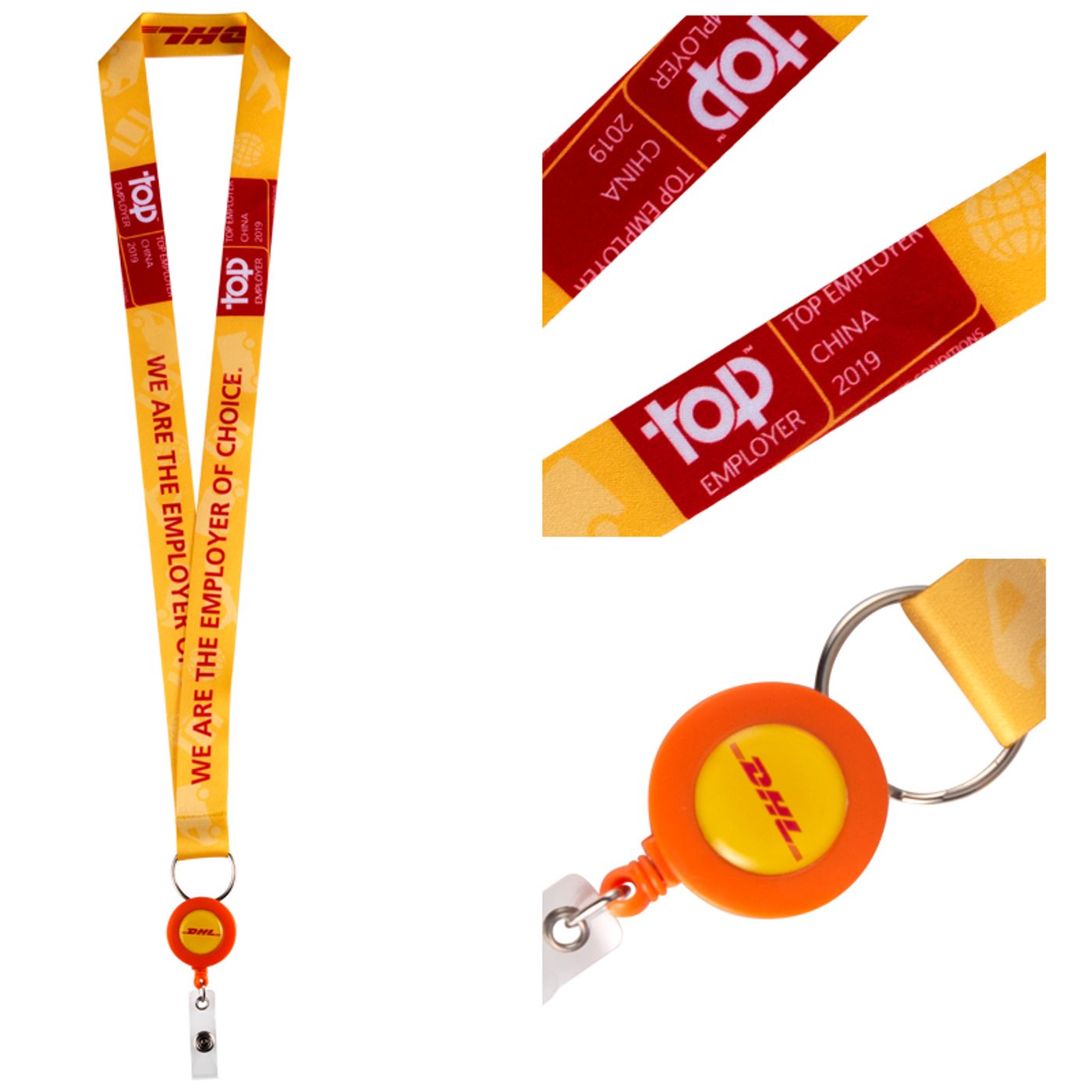 Retractable Lanyard with Split Ring - Customlanyard.Net | CustomLanyard ...
